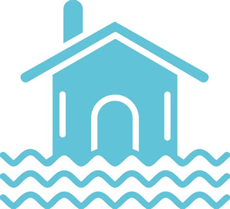 Flooded House Vector Icon Design 15475009 Vector Art At Vecteezy