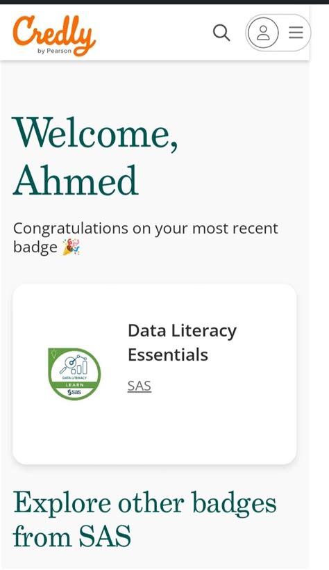 Ahmed Elsayed On Linkedin Dataliteracy Sas Continuouslearning