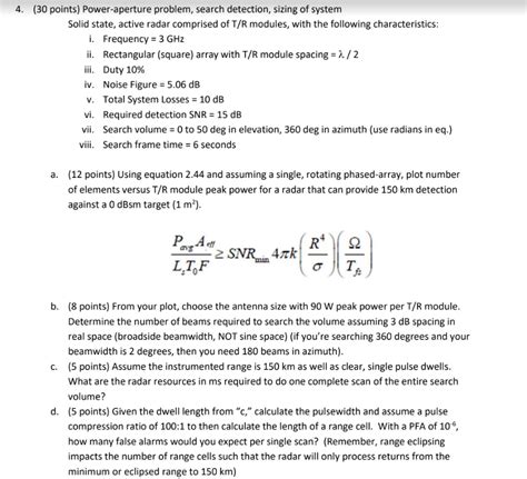 Solved 30 Points Power Aperture Problem Search Detection