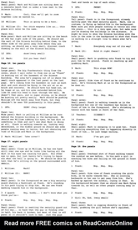Invincible Script Book Full Read All Comics Online For Free