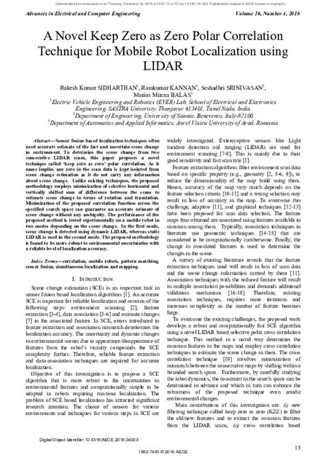 Pdf A Novel Keep Zero As Zero Polar Correlation Technique For Mobile