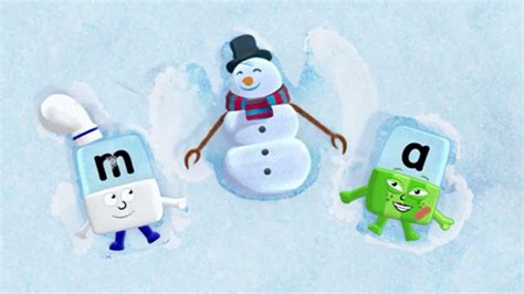 Snowman Its Snowing The Alphablocks Whip Clickview