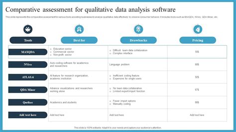 Top 10 Comparative Assessment For Quantitative And Qualitative Content