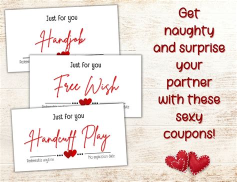 Sex Coupons Editable Love Coupons Anniversary Gift Gift For Etsy
