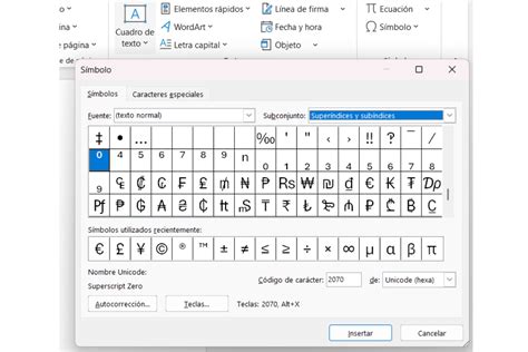 superscript en subscript eenvoudig invoegen in word