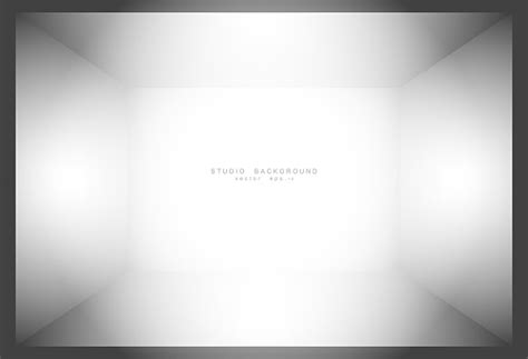 빈 흰색 회색 그라데이션 스튜디오 룸 배경 크리에이티브 프로젝트를 위한 카피스페이스가 있는 배경 조명 인테리어 벡터 일러스트
