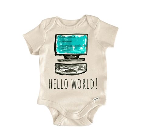 Coder Coding Programmer Code Baby Boy Girl Clothes Infant Bodysuit Funny Cute Walmart