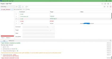 Selenium Ide Login Test Geeksforgeeks