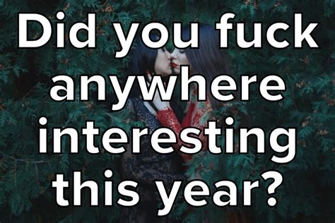 How Was Your Sex Life In