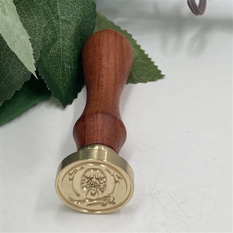 Fire Lacquer Seal Retro English Letter Copper Headquets Seal Wax Hand Account Seal And Copper