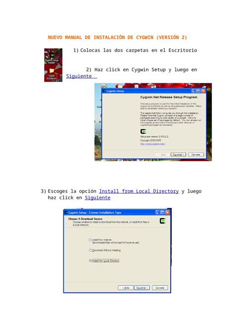DOC NUEVO MANUAL DE INSTALACIÓN DE CYGWIN DOKUMEN TIPS