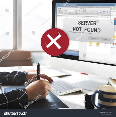 Server Not Found Error Inaccessible Concept Stock Photo Shutterstock
