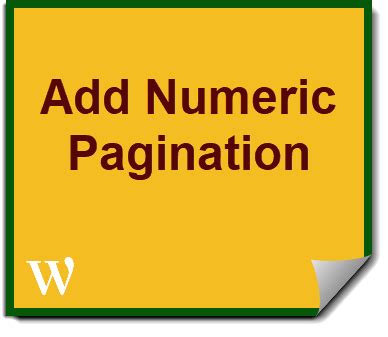 Numeric Pagination In Wordpress