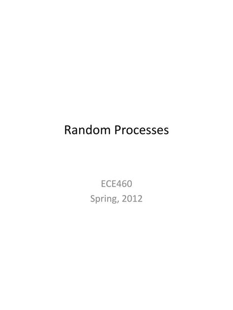 ppt random processes powerpoint presentation free download id 2840921