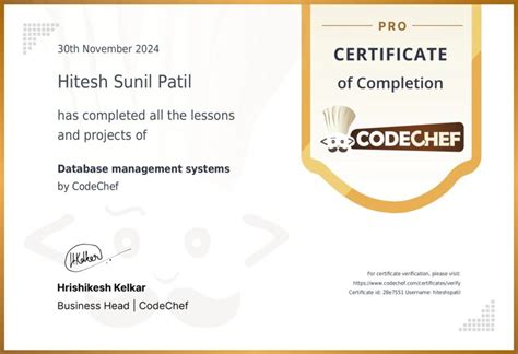 Databasemanagement Codechef Dataskills Learningneverstops Dbms Hitesh Patil