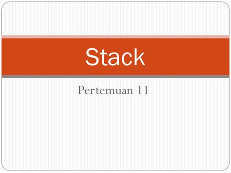 Stack