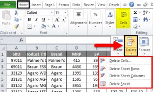 Shortcut To Delete Row In Excel How To Delete Row