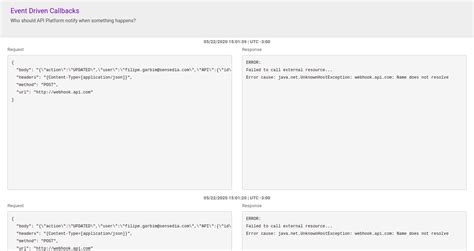 Event Driven Callbacks Sensedia Product Documentation