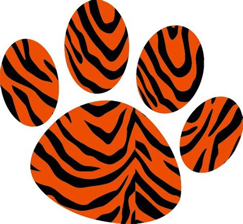 Tiger Footprint Clipart At Jessica Goza Blog