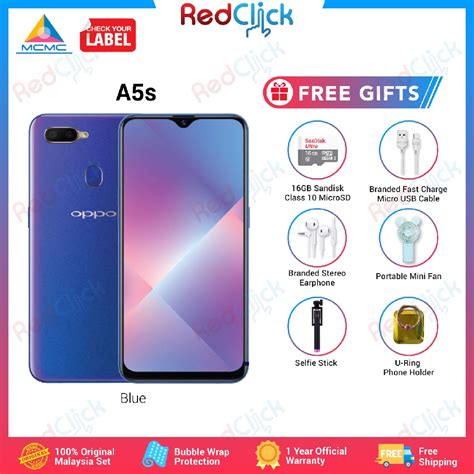 Oppo A S Cph Gb Gb Free Gift Worth Rm Shopee Malaysia