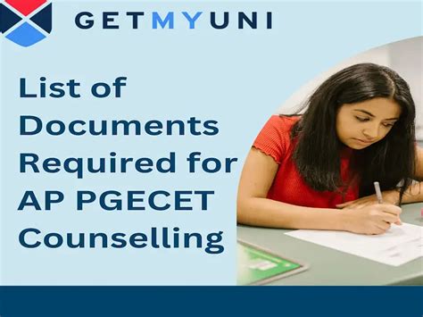 List Of Documents Required For Ap Pgecet Counselling 2024 Getmyuni
