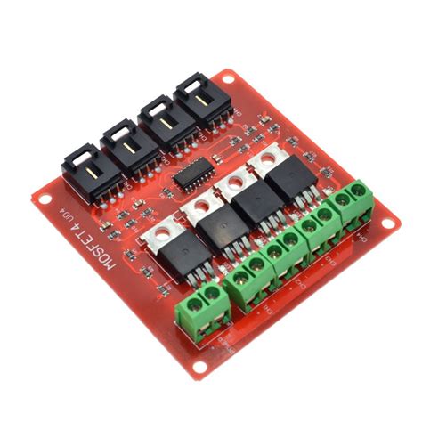 Four Channel Channel Way Route MOSFET Button IRF V MOSFET Switch Module For Arduino DC