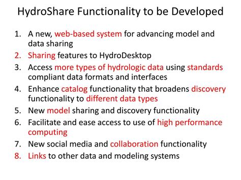 Ppt Hydroshare Advancing Collaboration Through Hydrologic Data And Model Sharing Powerpoint