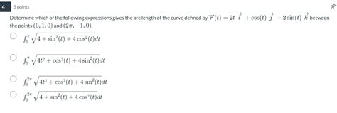 Solved Determine Which Of The Following Expressions Gives