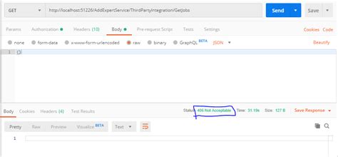 Postman Why Getting 406 Not Acceptable In Aspnet Core 213 Web Api