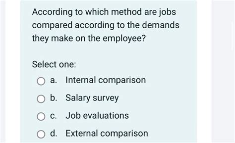 Solved The More Objective A Performance Appraisal Is The