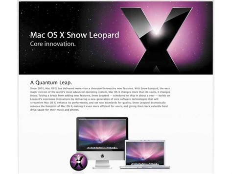 Mac OS X Snow Leopard 10 6 The Story So Far TechRadar
