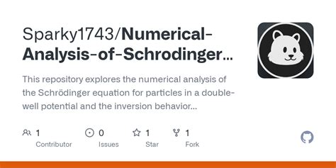 Github Sparky1743numerical Analysis Of Schrodinger Equation For A
