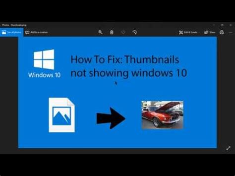 How To Fix: Thumbnails not showing windows 10 2019 - YouTube