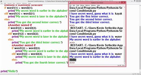 python daily lesson 3 secret word guessing youtube