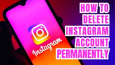 How To Delete Instagram Account Permanently Delete Instagram Account YouTube
