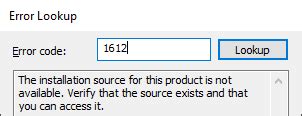 Fix System Error 1612 Installation Source Unavailable Patch My PC