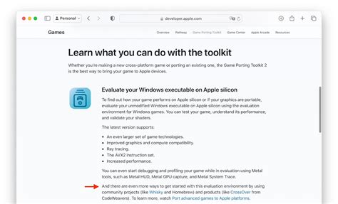 Apple、windowsゲームをmacだけでなくipadやiphoneへ移植するための支援ツール「game Porting Toolkit 2」を発表。レイトレーシングやavx2をサポートし