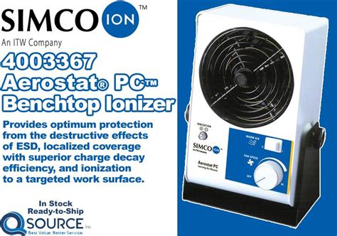 Q Source Inc The Simco 4003367 Aerostat Pc Benchtop