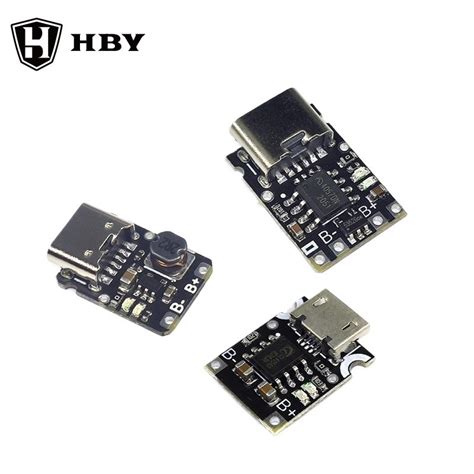 Tp4057 1a Lithium Battery Charging Board Module Polymer Battery Type C Port With Protection Over