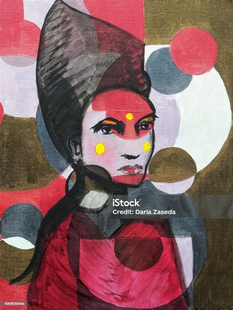 투명 한 여자의 초상화 모자이크 배경 현대 미술에서 추상 회화 예술에 대한 스톡 벡터 아트 및 기타 이미지 예술 그림