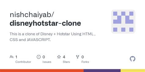 Github Nishchaiyabdisneyhotstar Clone This Is A Clone Of Disney Hotstar Using Html Css