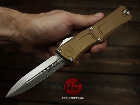 Реплика ножа Microtech Troodon 3 D/E - рукоять песончая МТ16