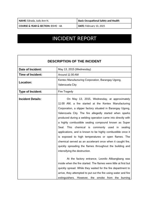 Bosh Assignment 2 Pdf Fires Firefighter