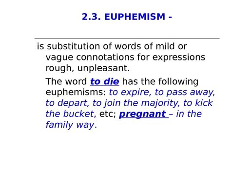 Semantic Classification Of Words Lecture 7 Semantic