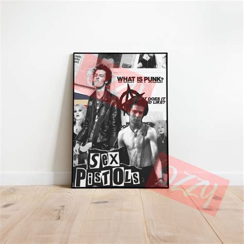 Sex Pistols Band Poster Instant Download High Dpi Files Etsy