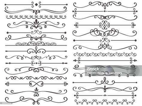 Decorative Color Line Dividers