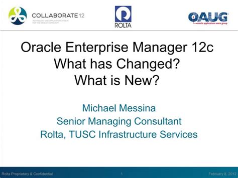 Oracle Enterprise Manager 12c Updates And Upgrades Ppt
