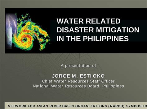 Pdf Water Related Disaster Mitigation Water · Water Related