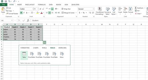 Where Is The Quick Analysis Tool In Excel And How To Use It