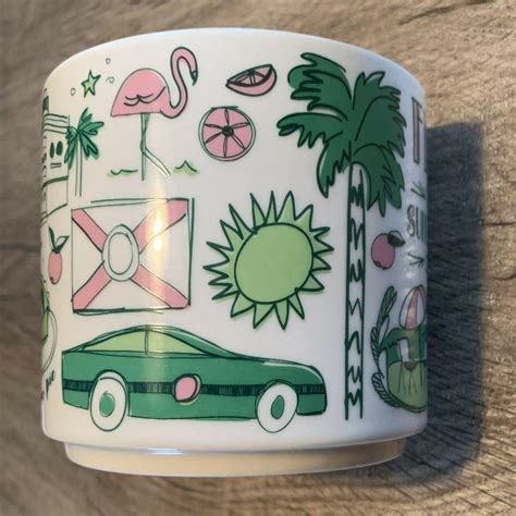Starbucks Florida Been There Series 14 Oz Ceramic Mug No Box